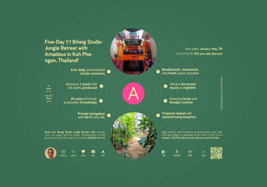 Bitwig Studio Jungle Retreat – Amadeus Paulussen